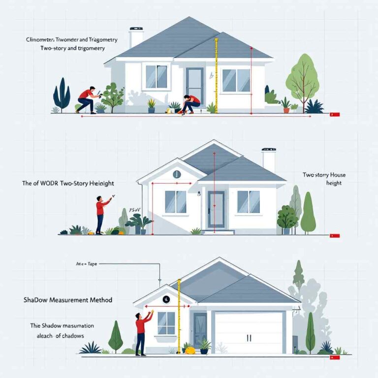 How to Measure the Height of a Two-Story House - Come Away Home