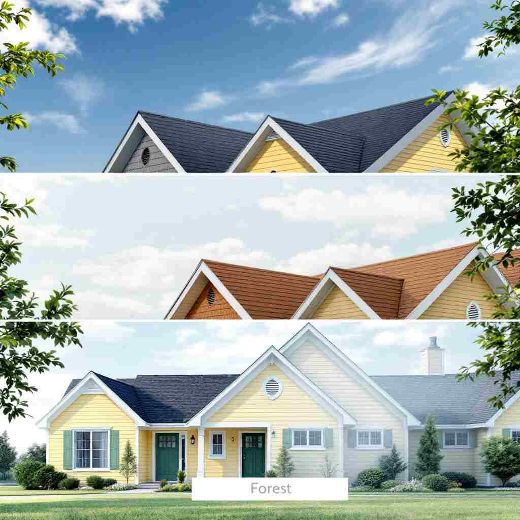 On a yellow house, what colors look best? - Come Away Home