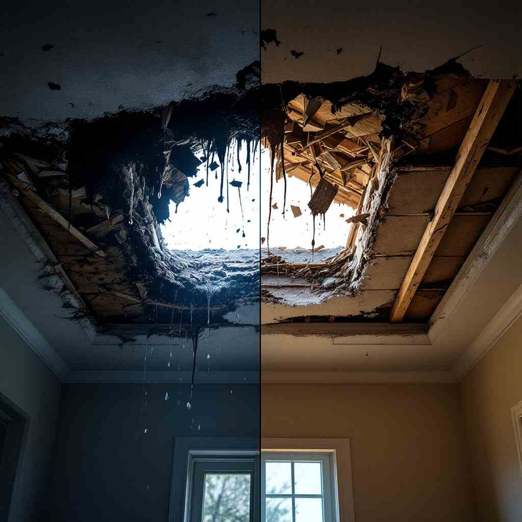 How can I close a hole in my home roof? - Come Away Home