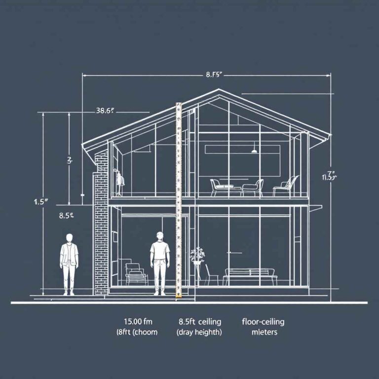 How to Measure the Height of a Two-Story House - Come Away Home