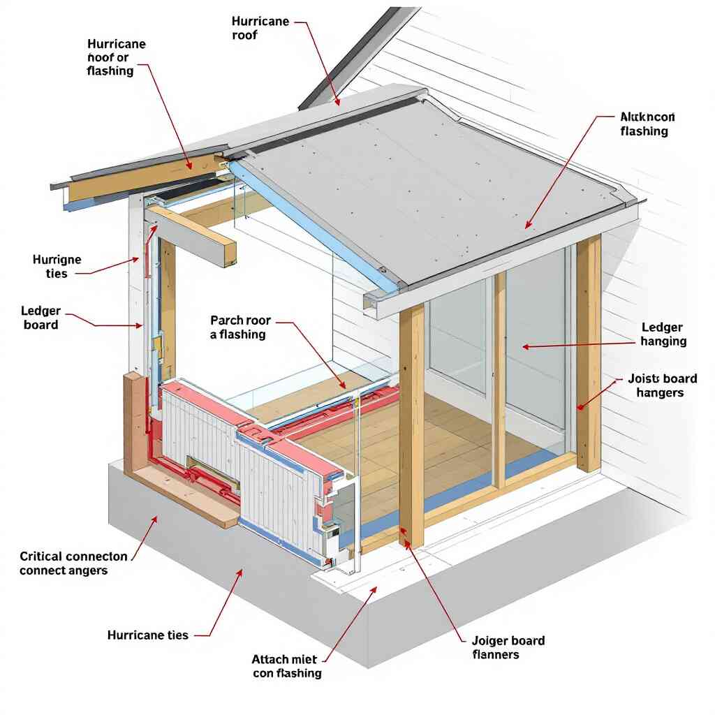 What is the best way to attach a roof ledger to the side of a house ...