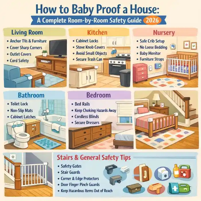 How to Baby Proof a House: A Complete Room-by-Room Safety Guide (2026 ...